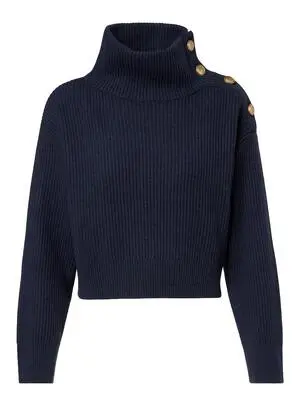 Brunello Cucinelli Wool, Cashmere, And Silk Sweater - Blue