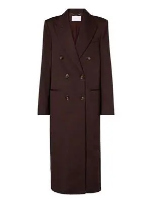 Stella McCartney Wool Twill Coat - Brown