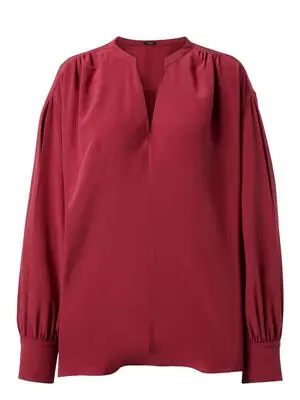 JOSEPH Silk Blouse - Red
