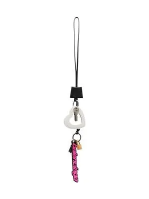 Balenciaga Embellished Leather Bag Charm - Multicoloured