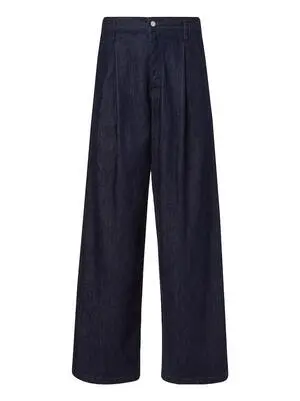 Dries Van Noten Penning High-rise Wide-leg Jeans - Blue