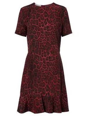 Stella McCartney Stella Iconics Silk Cady Minidress - Red