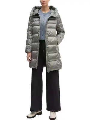 Geox Quilted Hooded Jacket - Grey