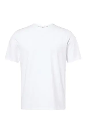 ARNE Essential Slim-fit Cotton-jersey T-shirt - White