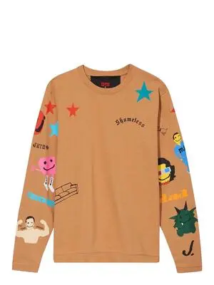 CACTUS PLANT FLEA MARKET X Marc Jacobs Tattoo Long-sleeve Tee - Tan