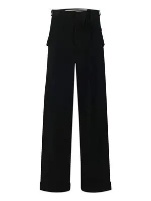 ANN DEMEULEMEESTER Anneke Comfort Trousers - Black