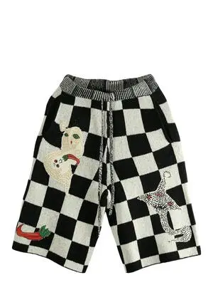 THE ELDER STATESMAN Nora Lite Creatures Short - Black