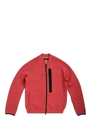 Nike Sportswear Tech Fleece Bomber Jacket - Red