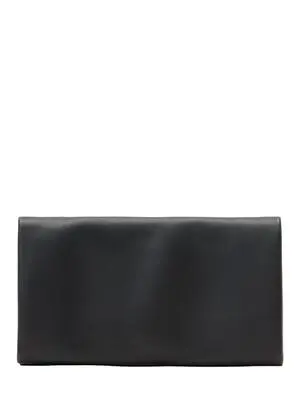 ALLSAINTS Harluna Leather Clutch - Black