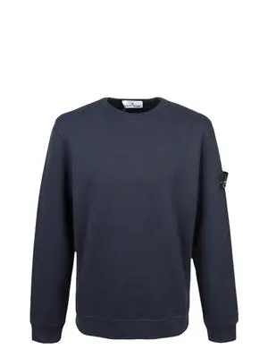 Stone Island Fleece Sweatshirt - Navy Blue