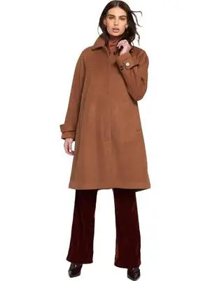 ELLE COLLECTION ELLE Collection A-Line Melton Coat