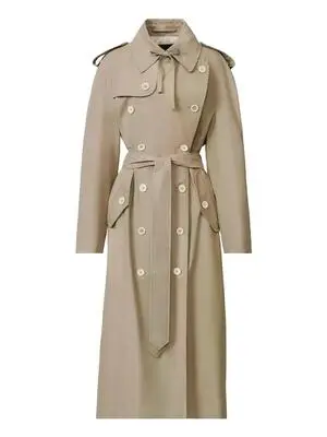 Fabiana Filippi Pleated-back Belted Trench Coat - Neutrals