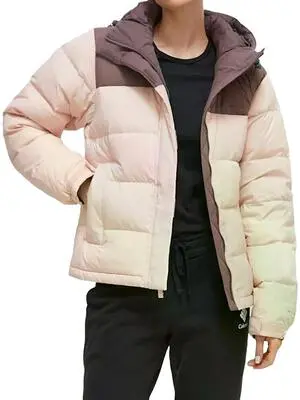 Columbia Logo-print Padded Jacket - Pink