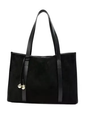 Sandro Suede Tote Bag - Black