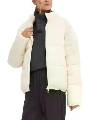 Emporio Armani Quilted High-neck Jacket - White