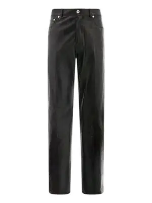 SALVATORE FERRAGAMO Five-Pocket Nappa Trousers