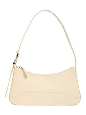 Marni Baguette Leather Shoulder Bag - 274 - Cream