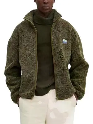 American Vintage Hoktown Zip-up Jacket - Green