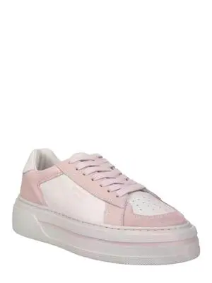 SUMMERY COPENHAGEN Platform Leather Sneakers - Pink