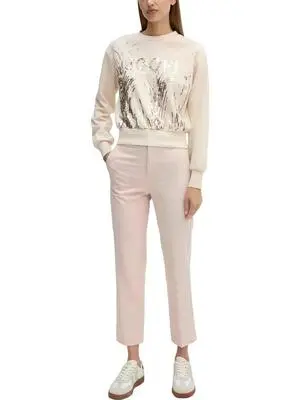 JOOP! Sequin-embellished Crew-neck Sweater - Pink