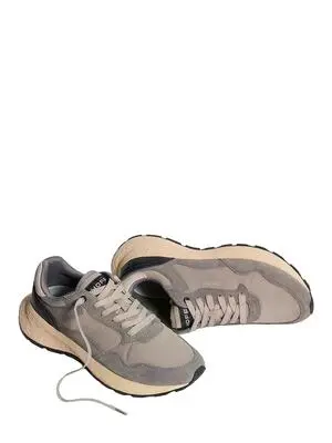 HOFF Suede Panelled Sneakers - Grey