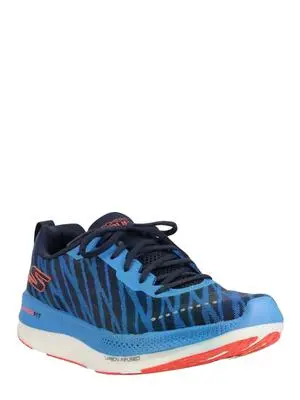 Sketchers Zebra-print Lace-up Sneakers - Blue