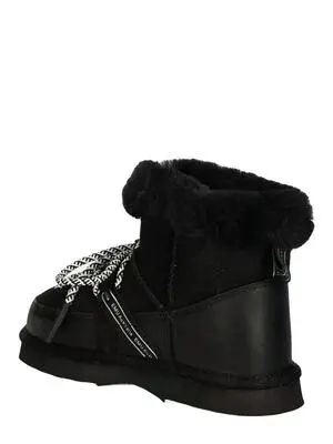 EMU AUSTRALIA Lace-up Shearling Boots - Black