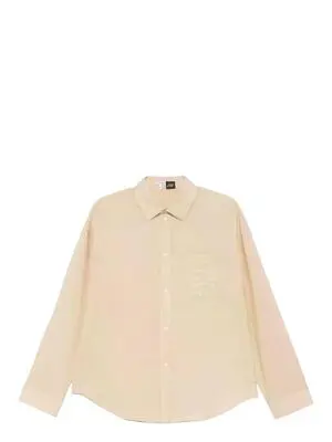 Loewe Embroidered-anagram Shirt - Neutrals