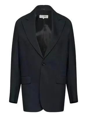 MAISON MARGIELA Single-button Tailored Blazer - Black