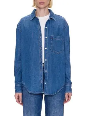 PISTOLA Jamie Denim Button-up Shirt - Agenda