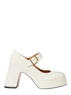 Stella McCartney Heeled Mary Janes - Ivory