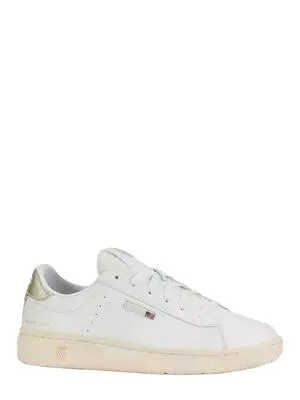 K-Swiss Slammklub Leather Sneakers - White