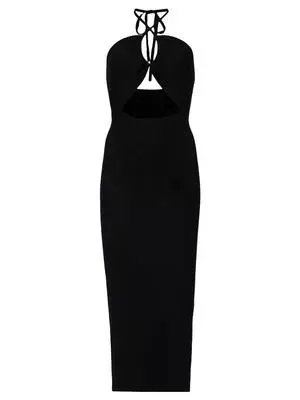 ALLSAINTS Toni Halterneck Cut-out Dress - Black