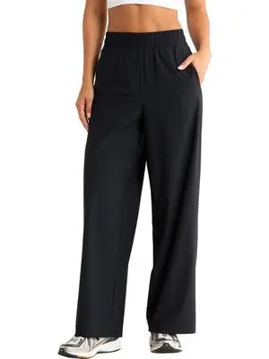 Zella Transit Wide-leg Pants - Black