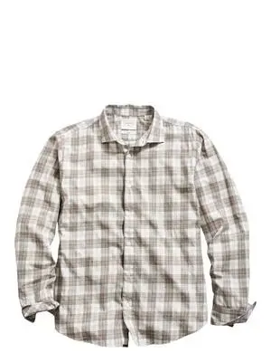 Billy Reid Hutcheson Plaid Cotton Button-up Shirt - Grey Multi