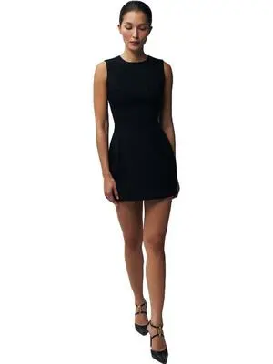 GUIZIO Rowan Mini Dress - Black