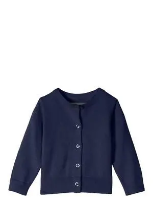 PRIMARY Baby Cotton Cardigan Sweater Navy