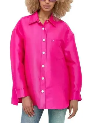 Miss Sixty Pearl-embellished Shirt - Pink