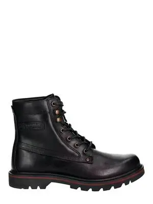 CATERPILLAR Lace-up Leather Boots - Black