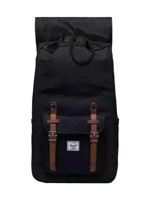 Herschel Supply Co. Little America™ Leather-trimmed Backpack - Black