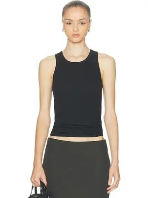 ENTIRE STUDIOS Rib Tank Top - Soot