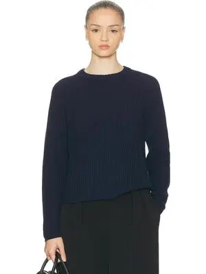 Jenni Kayne Cashmere Fisherman Sweater - Navy