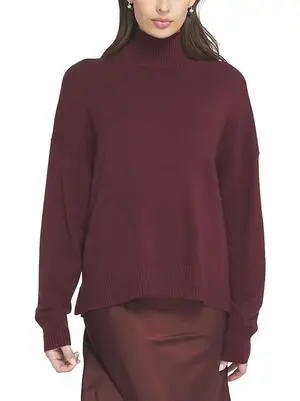 ELLE COLLECTION Turtleneck Sweater - Red
