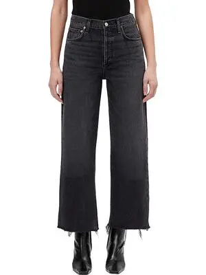 AGOLDE Ren High-Rise Wide-Leg Jeans Arcane