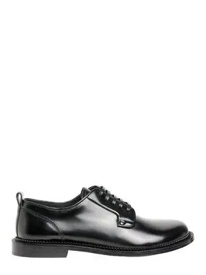Ami Leather Anatomical Derby Shoes - Black