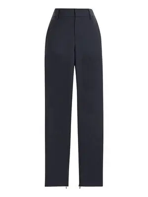 Brunello Cucinelli Wool-blend Slim-leg Trousers - Midnight Blue