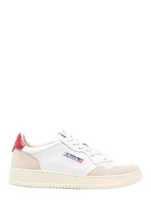 AUTRY Medalist Leather Suede Sneakers - White