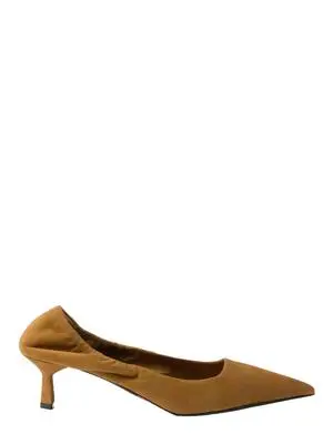 Prada Suede Pointed-toe Pumps - Brown