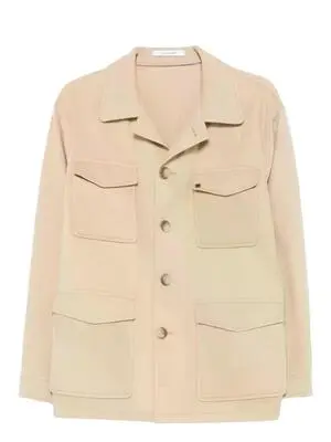 Tagliatore Buttoned Flap-pocket Jacket - Neutrals