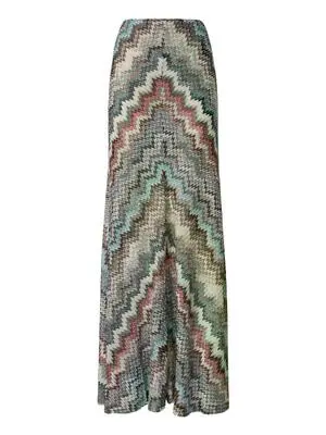 MISSONI Zigzag Pattern Maxi Skirt